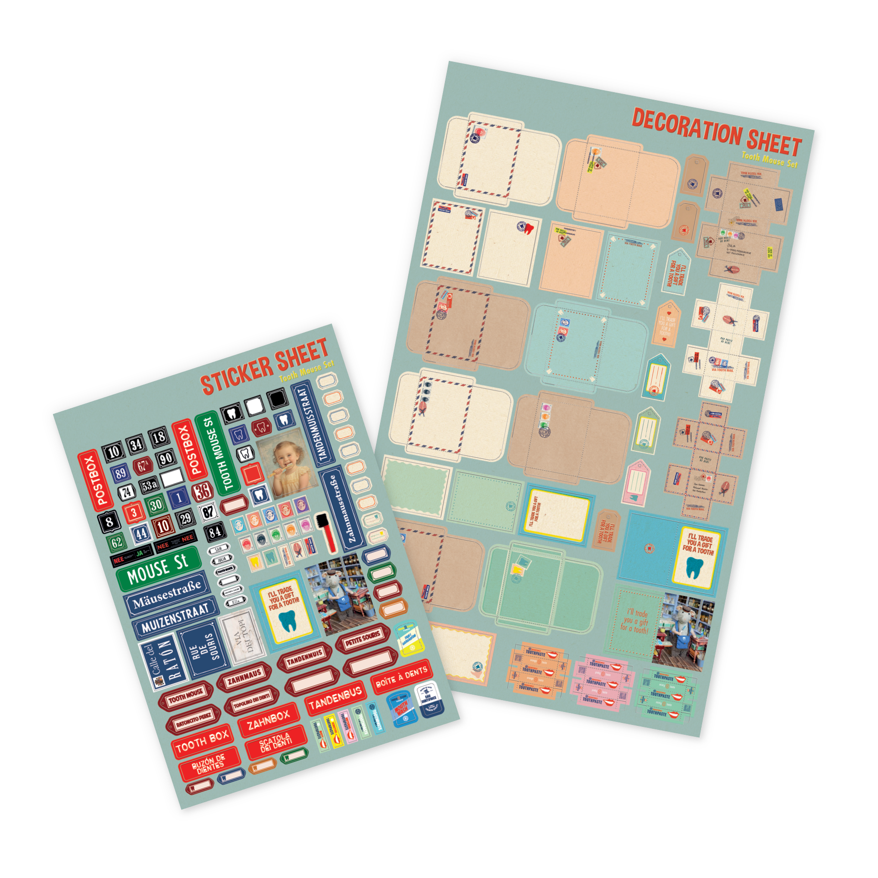 Tooth Mouse Giftset | Sam & Julia | The Mouse Mansion