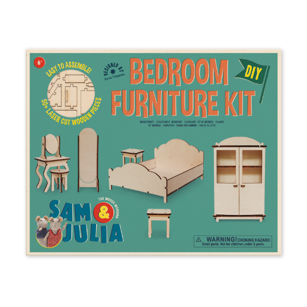 Bedroom Furniture Kit | 1:12 | Sam & Julia | The Mouse Mansion