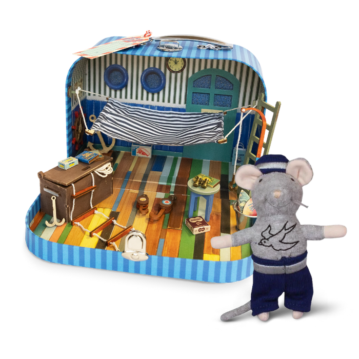 Mouse Mansion To Go Suitcase - Build your own Mini Room for your Plush ...