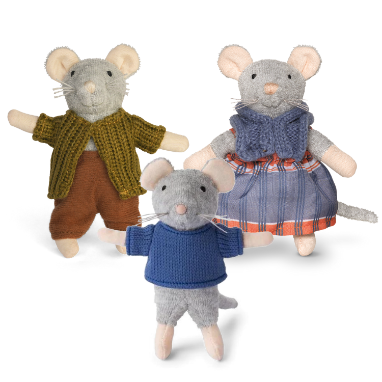 Sam, Mom & Dad Plush Bundle - Meet the Mouse Mansion Family | Sam ...